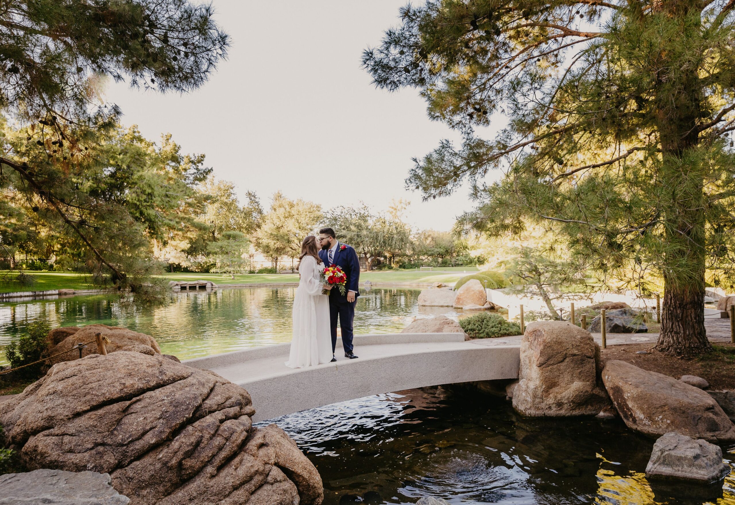 Beautiful Wedding At The Phoenix Japanese Friendship Garden - Dave ...